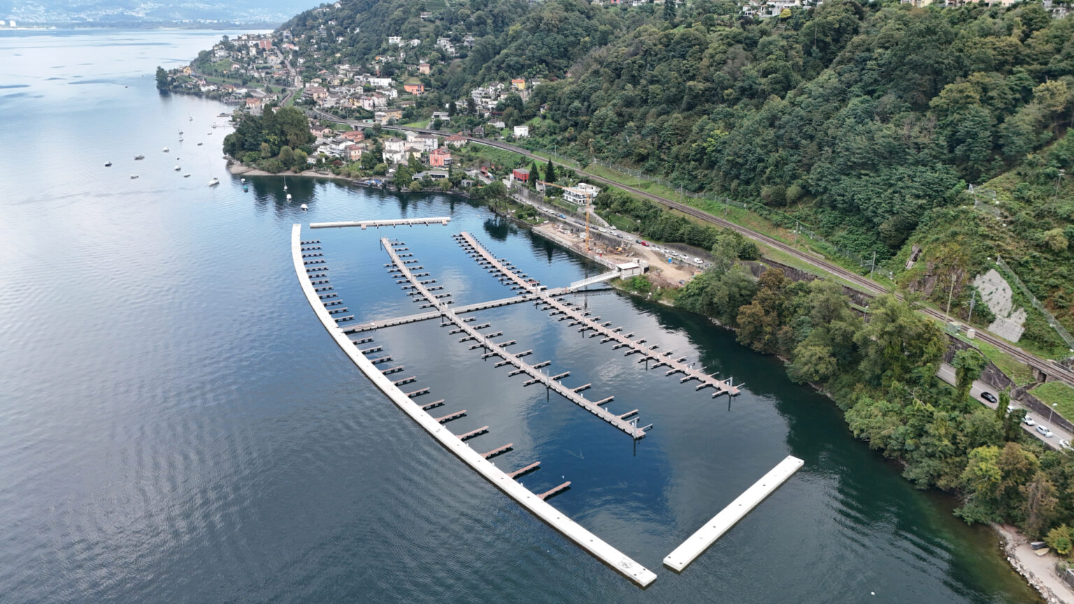 Ingemar tech enhances a futuristic marina project on Lake Maggiore ...